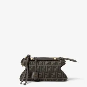 Fendi By The Way Soft Medium Ff Zucca Jacquard And Leather Bag - [brown]